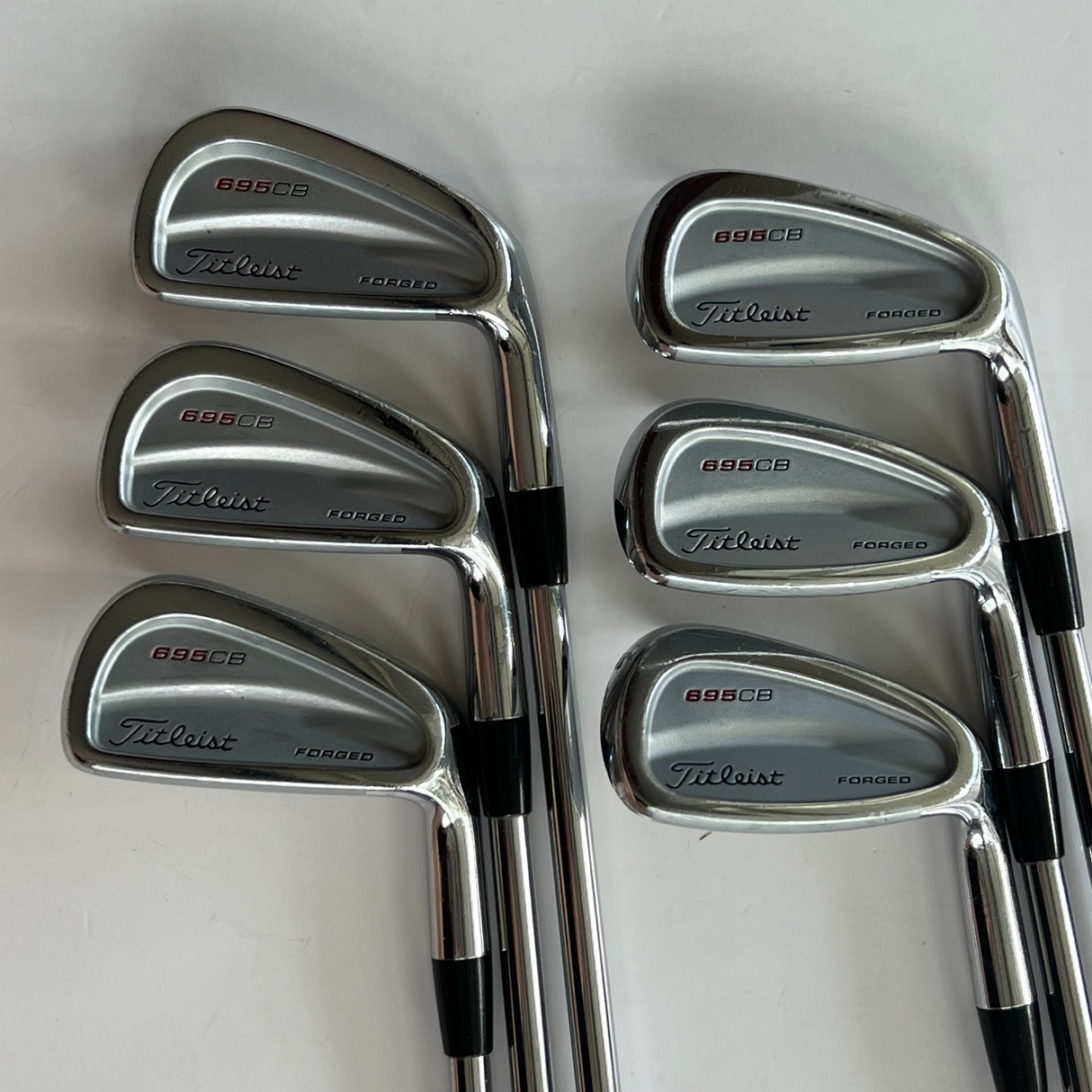 Titleist 695 CB Iron Set 5-P Stiff Flex – The Club Plug